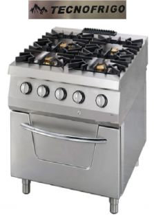 TECNOFRIGO GAS COOKER ON GAS OVEN – TFCG94 - Royal Kitchen Equipment L.L.C