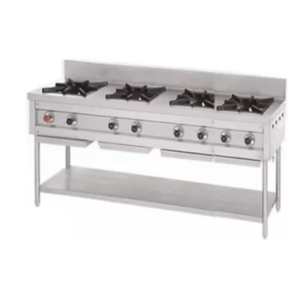 INDIAN COOKER 4 BURNERS - Royal Kitchen Equipment L.L.C