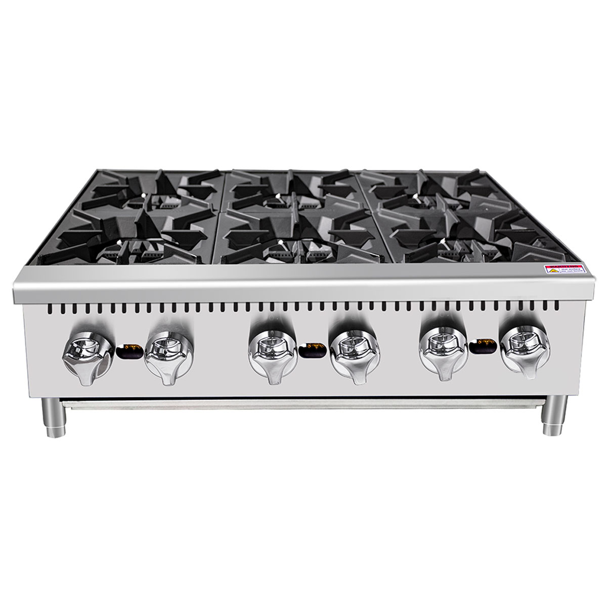 GAS COOKER 6 BURNERS HOT PLATE - Royal Kitchen Equipment L.L.C