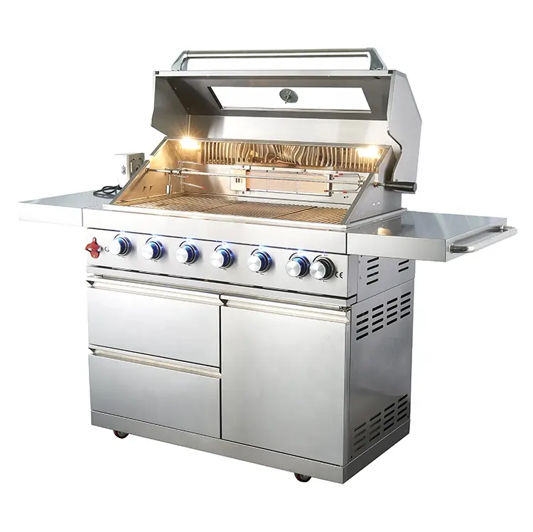 GAS BBQ WITH GRILL B801 - Royal Kitchen Equipment L.L.C