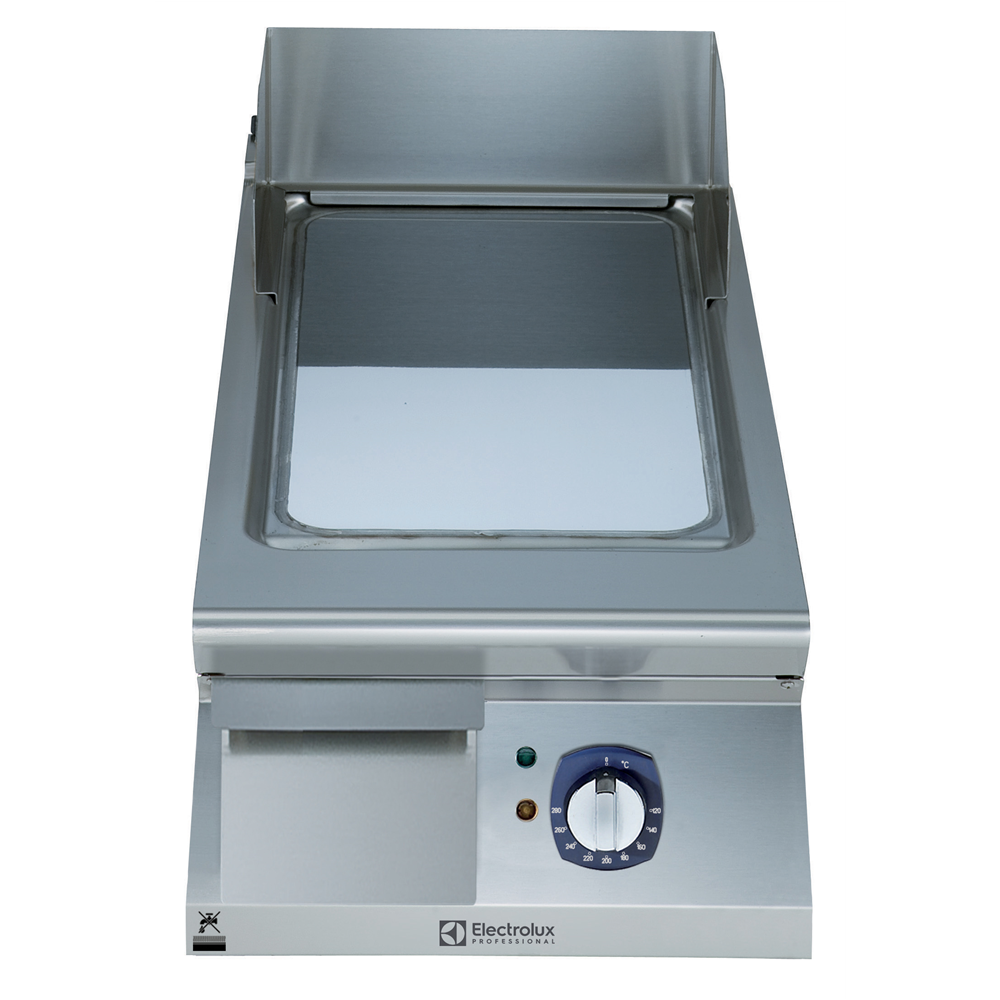 ELECTROLUX GRILL GAS FRYTOP POLISHED CHROME SMOOTH SLOPED PLATE 400 MM ...