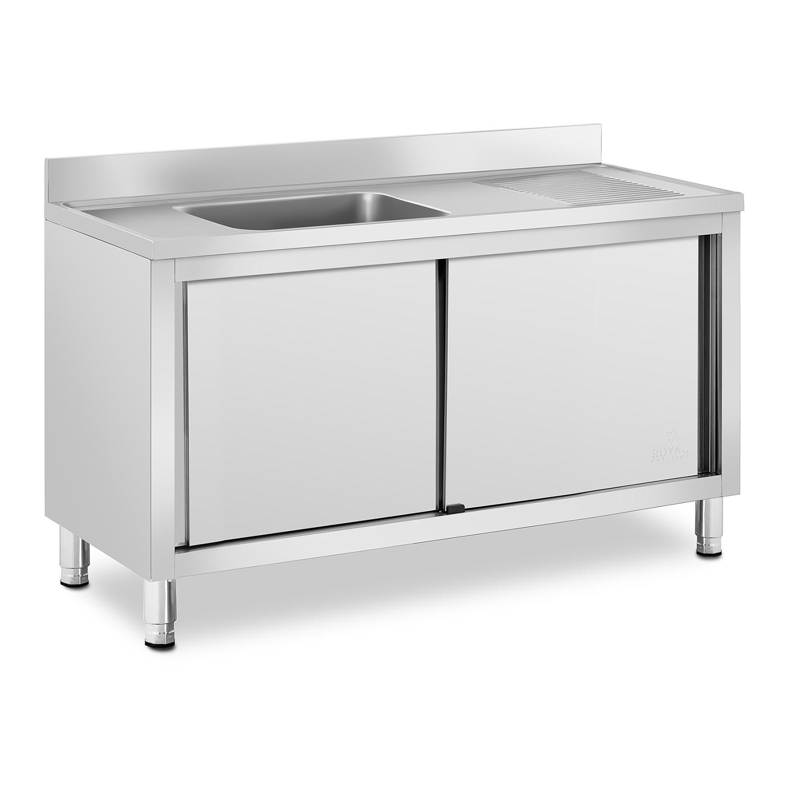 Sink on Cabinet 160X70X90 Middle Bowls2 – SOC16070MB2 - Royal Kitchen ...