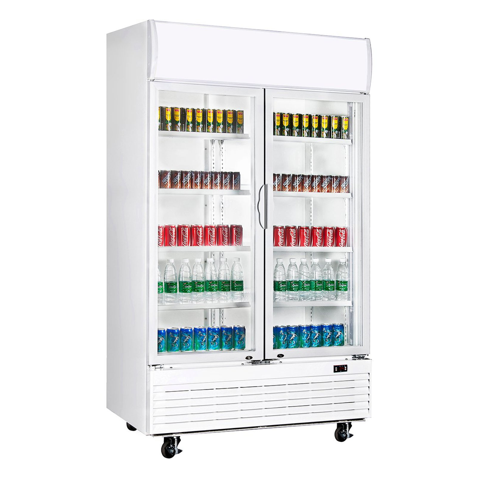 Double Door Upright Cooler LG-800BF - Royal Kitchen Equipment L.L.C