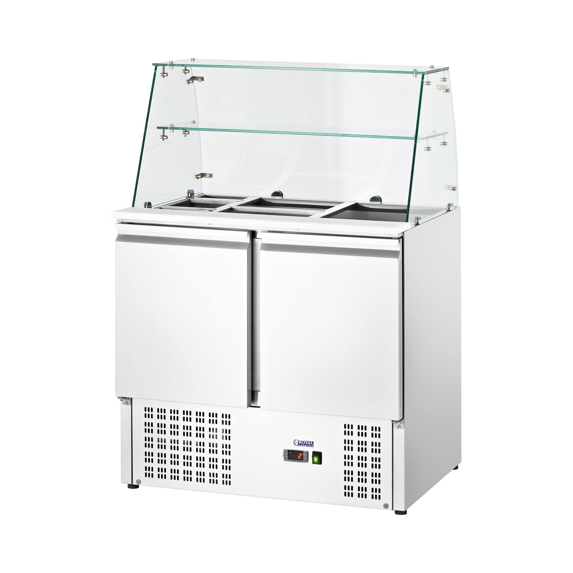 Counter Chiller 2 doors With glass TFS900T - Royal Kitchen Equipment L.L.C