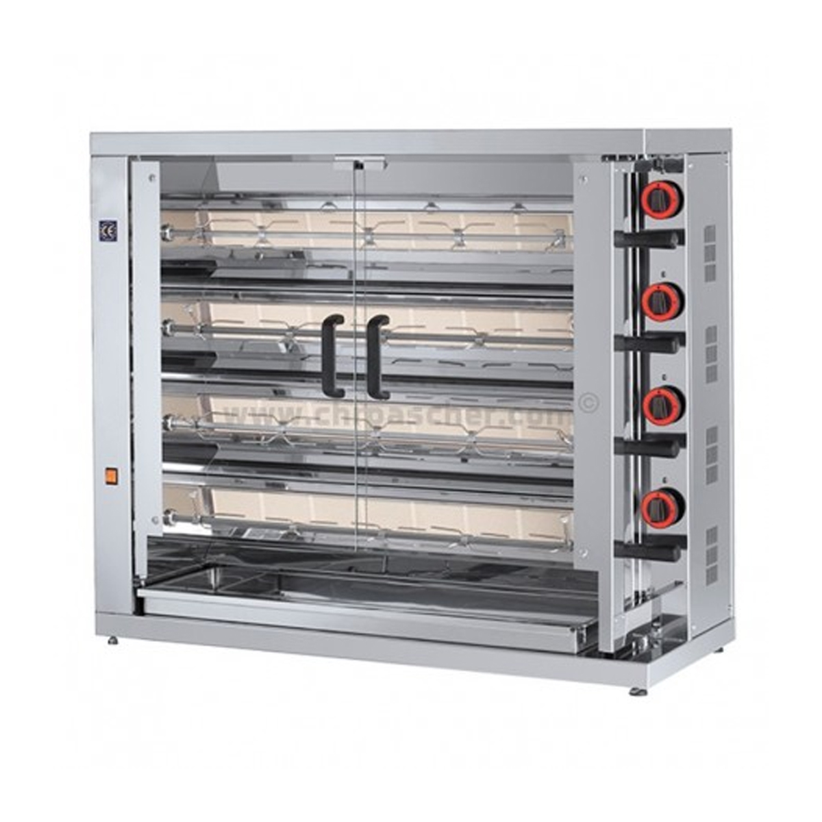 Gas Chicken Rotisserie Machines 6 – Ersoz 6 - Royal Kitchen Equipment L.L.C