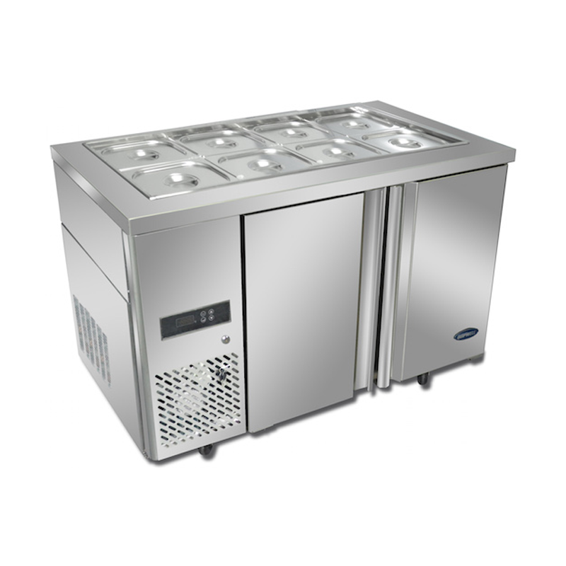 SALAD CHILLER OPEN TOP TWO DOOR YWL9730-150cm - Royal Kitchen Equipment ...